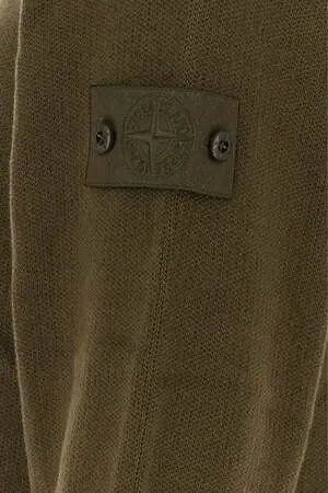 Stone Island Olive Cotton Blend Sweater