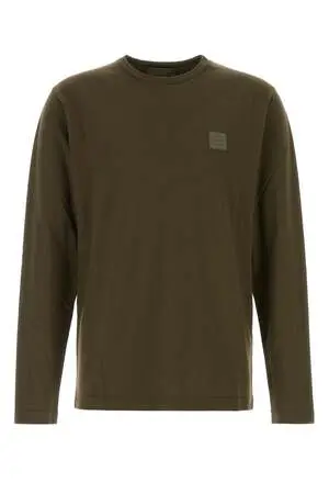 Stone Island Olive Cotton T-shirt - Green