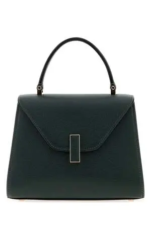 VALEXTRA Bottle Leather Mini Iside Handbag - Green