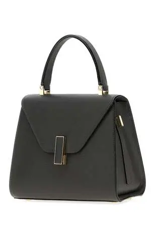 VALEXTRA Charcoal Leather Mini Iside Handbag