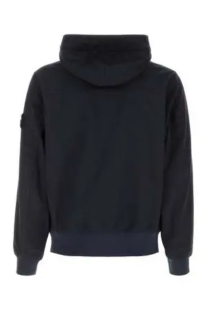 Stone Island Navy Stretch Polyester Jacket