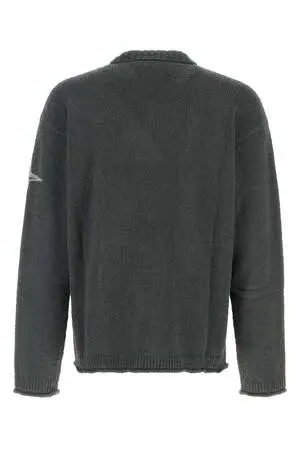 Stone Island Dark Stretch Cotton Blend Sweater