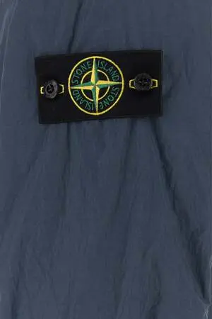 Stone Island Navy Nylon Bomber Jacket