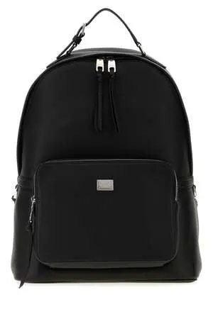 Dolce & Gabbana Leather Backpack - Black