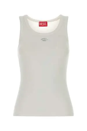 DIESEL® Stretch Cotton T-ank Tank Top - White