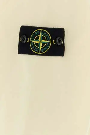Stone Island Ivory Cotton Sweatshirt