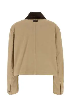 Loewe Beige Cotton Parka Coat