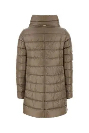 Herno Dove Grey Nylon Amelia Down Jacket