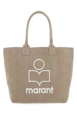 Isabel Marant Étoile Cappuccino Cotton Small Yenky Shopping Bag - Brown