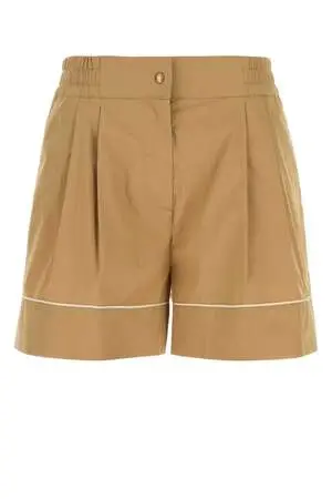 Moncler Beige Poplin Shorts