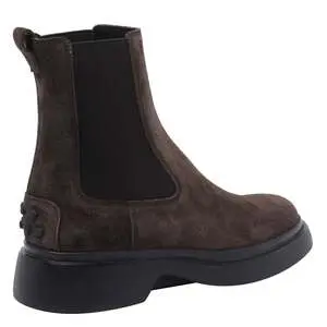 TOD'S Suede Chelsea Booties