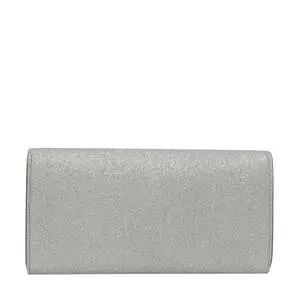 JIMMY CHOO Emmie Pochette Clutch With Chain Strap - Silver