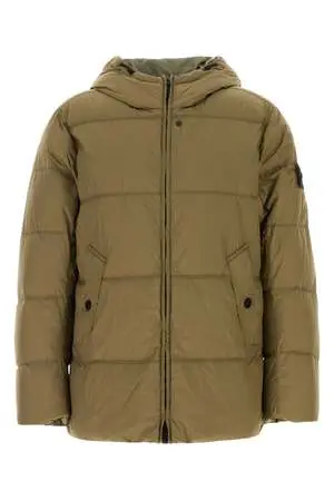 Stone Island STONE ISLAND Army Nylon Down Jacket Green