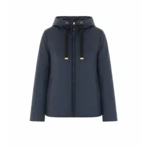Max Mara Greenh The Cube Padded Jacket With Drip-proof Canvas - Blue