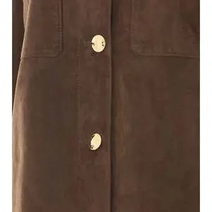 Max Mara Suede Shirt Jacket - Green