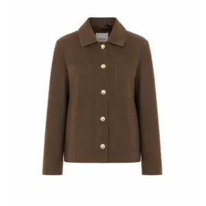Max Mara Suede Shirt Jacket - Green