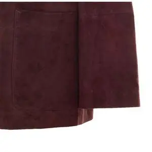 Max Mara Suede Jacket - Red