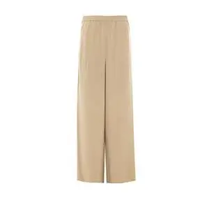 Max Mara Mxmvolonta Heavy Silk Soft Pants - Cream
