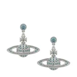 VIVIENNE WESTWOOD Mini Bas Relief Drop Earrings - Blue