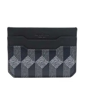 AU DEPART Logo Card Holder - Black