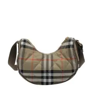 Burberry Horseshoe Crossbody Bag - Cream