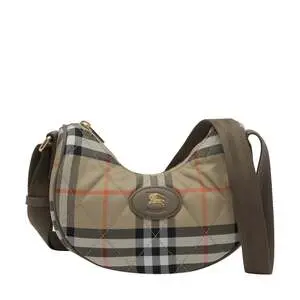 Burberry Horseshoe Crossbody Bag - Cream