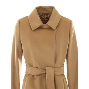 Max Mara Double-breasted Wool Coat - Cream