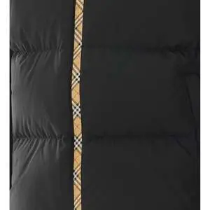 Burberry Snowdon Down Jacket With Checkerboard Ribbon