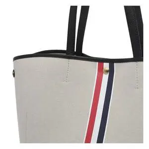Thom Browne Rwb Stripe Tool Tote Bag - Gray
