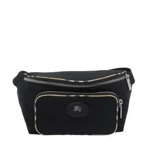 Burberry Check Print Belt Bag - Black