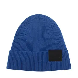 TOM FORD Cashmere Ribbed Beanie - Blue