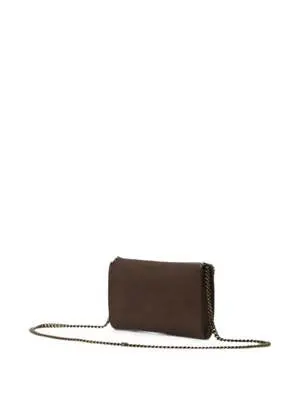 Stella McCartney Falabella Shoulder Bag With Chain Trim - Brown
