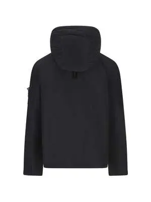 Stone Island Logo-patch Hooded Sweatshirt