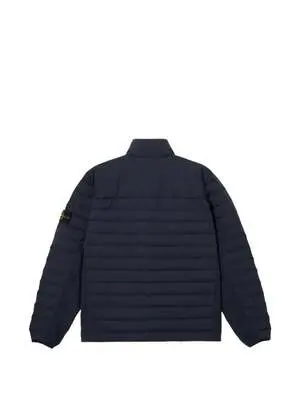Stone Island Quilted Jacket With Logo Patch