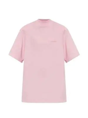 Attico Logo-print High-neck T-shirt - Multicolor