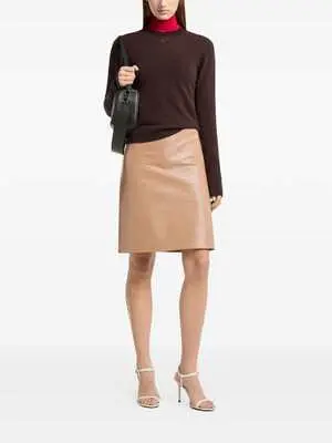 COURREGES Flared Vinyl Skirt