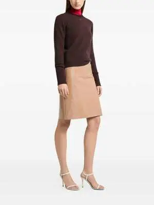 COURREGES Flared Vinyl Skirt