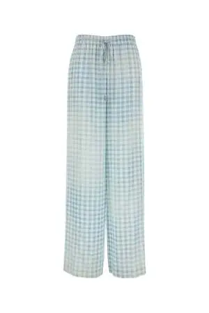 ERMANO SCERVINO Ermanno Scervino Printed Silk Wide-leg Trousers - Multicolor