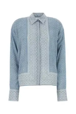 ERMANO SCERVINO Ermanno Scervino Printed Silk Shirt - Multicolor