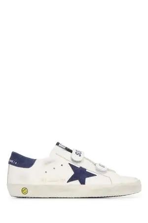 GOLDEN GOOSE Old School Leather And Suede Sneakers - Multicolor