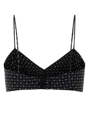 ERMANO SCERVINO Ermanno Scervino Printed Silk Crop-top