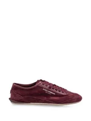 Dolce & Gabbana Gimondi Plus Leather Sneakers - Red