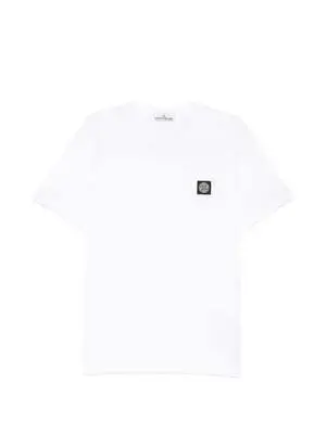 Stone Island Logo Patch T-shirt - White
