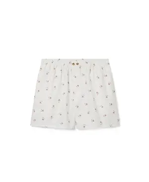 PIGLET IN BED Posy Bud Cotton Boxer Shorts