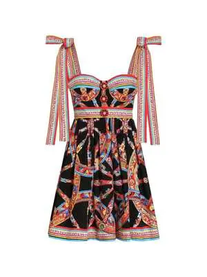 Dolce & Gabbana Printed Poplin Dress - Multicolor