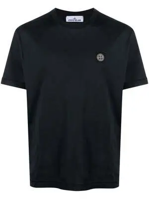 Stone Island T-shirt With Logo Appliqu