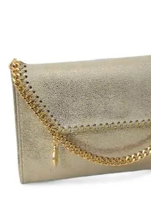 Stella McCartney Falabella Shaggy Deer Chain Shoulder Bag - Silver