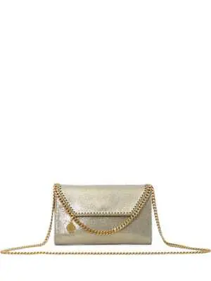 Stella McCartney Falabella Shaggy Deer Chain Shoulder Bag - Silver