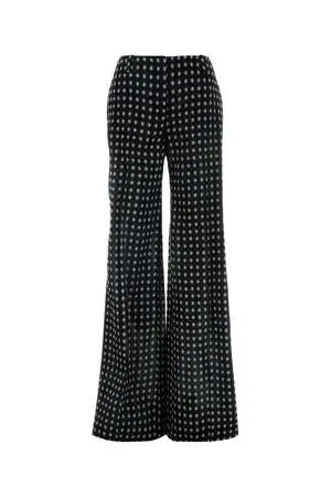 ERMANO SCERVINO Ermanno Scervino Printed Organza Pants - Multicolor