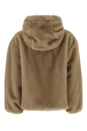 Herno Eco Fur Hoodie - Brown